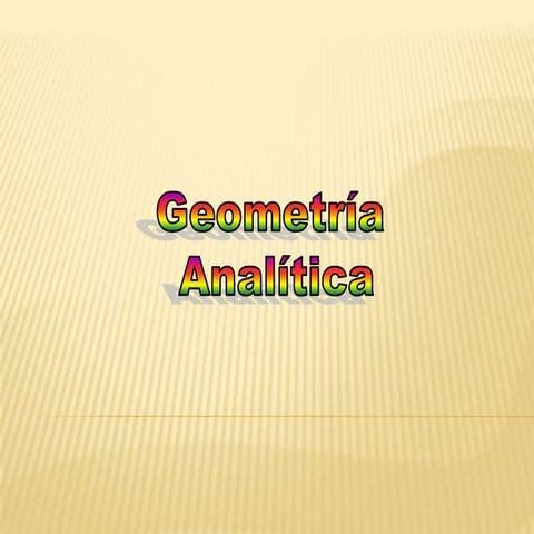 Form geom analítica | PDF