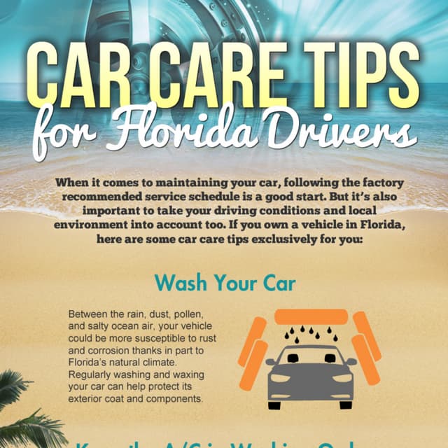 Car Care Tips for Florida Drivers [infographic] | PDF