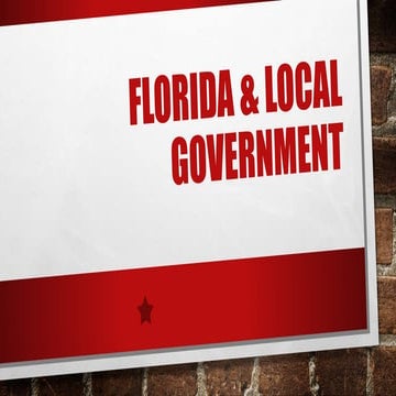 Florida & Local government | PPTX