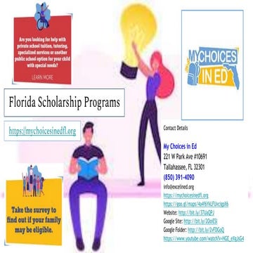 Florida Scholarship Programs | PPT