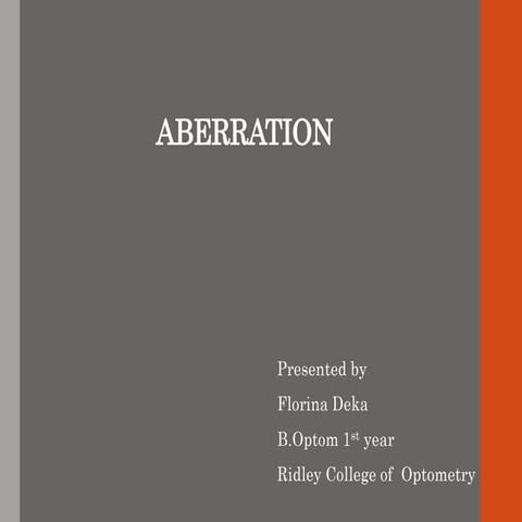 Aberrations | PPT