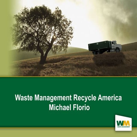Waste Management Recycle America | PPT