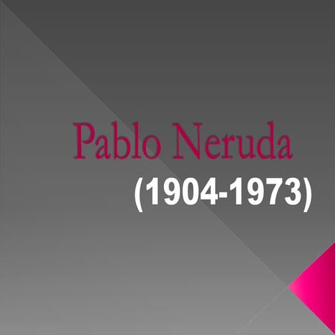 Pablo neruda | DOCX