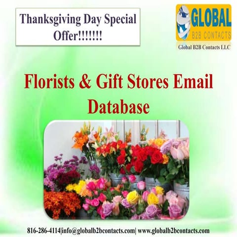 Specialty retail email list | PPTX