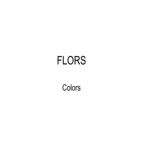 Flors | PPT