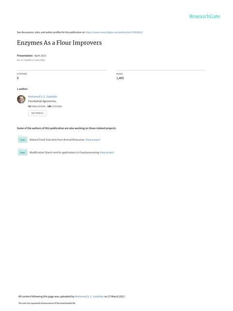 FOOD ADDITIVES USED IN BAKERY PRODUCT | PPTX