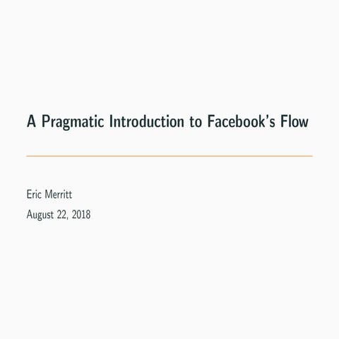 Flow Based Javascript Ppt 1987
