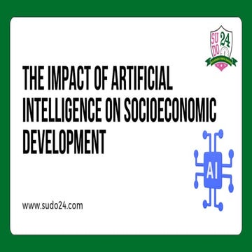 The Impact of Artificial Intelligence on Socioeconomic Development.pdf