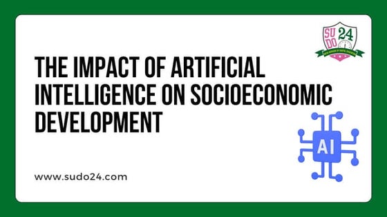 Artificial Intelligence (AI) and Economic Development.pptx | Technology ...
