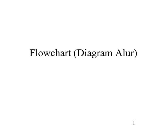 Flowchart (diagram alur)_20100108112718 | PPT