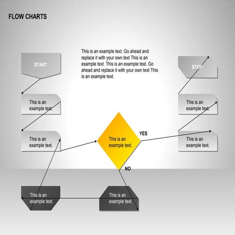 Flow Chart (for PowerPoint and Google Slides) | PPTX