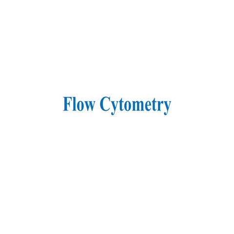 Flow Cytometry for sorting of cells.pptx