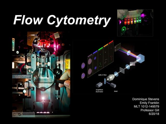 Flow cytometry: Principles and Applications | PPTX