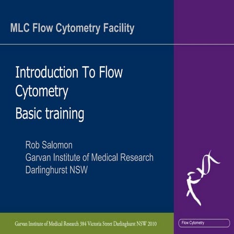 Flow cytometry training garvan | PPT