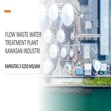 FLOW DAN ANALISIS PROSES EC DALAM APLIKASI DI WWTP | PPT