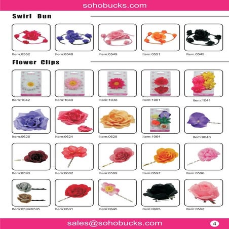 Flower hair-clips-page-1 | PDF