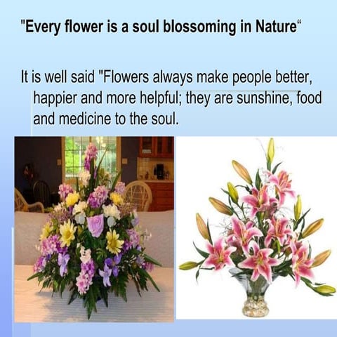 Flower arrangements | PPT