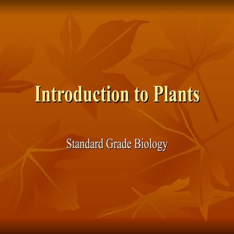 Plant classification | PPTX
