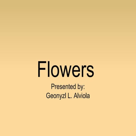 Flowers 100131104452-phpapp01 | PDF