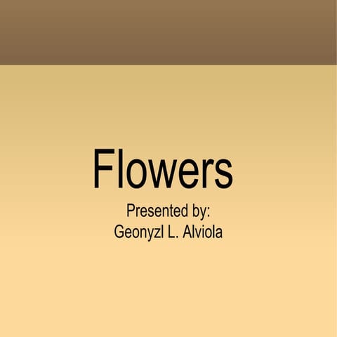 Flowers | PPT
