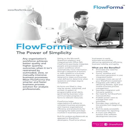 FlowForma Brochure | PDF