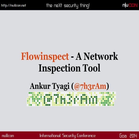 Flowinspect - A Network Inspection Tool | PDF
