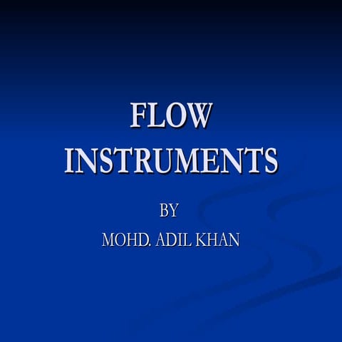 Process Pipeline flow_instruments_part_1.ppt