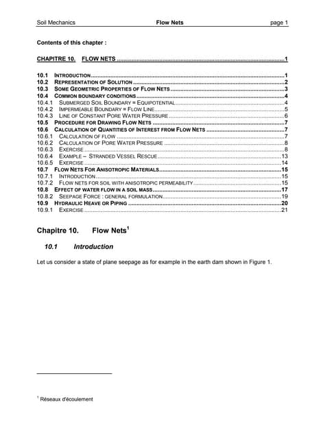 Geotechnical Engineering-I [Lec #27A: Flow Calculation From Flow Nets ...
