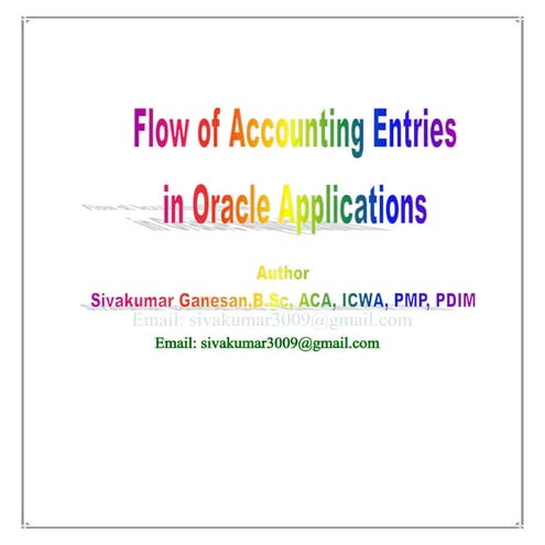 Oracle Accounting reporting sequences | PDF