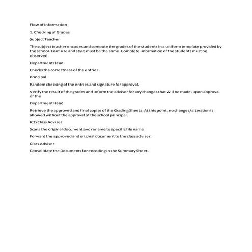 Flow of information | DOCX