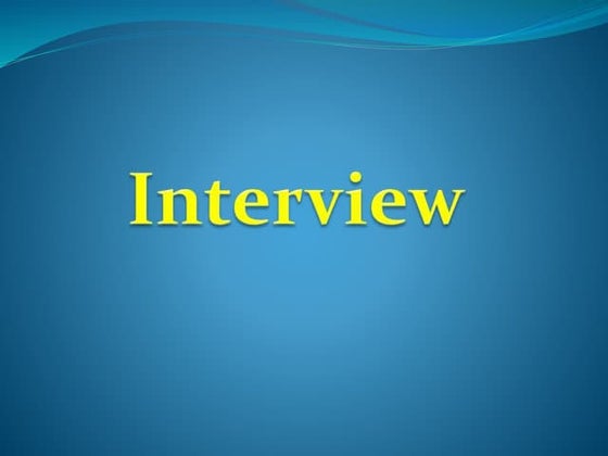 Resume & Interview Tidbits | PPTX