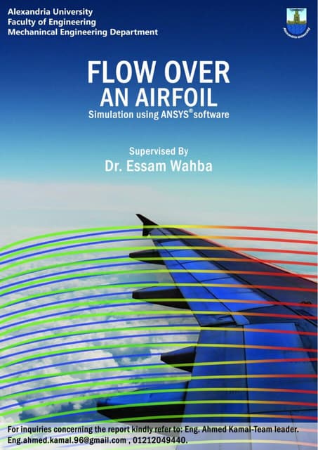 Airfoil Analysis(NACA 0012 ) Ansys Fluent | PDF