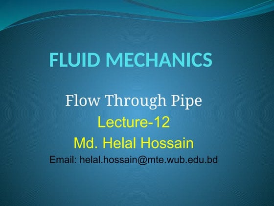 flow in pipe series and parallel | PPT