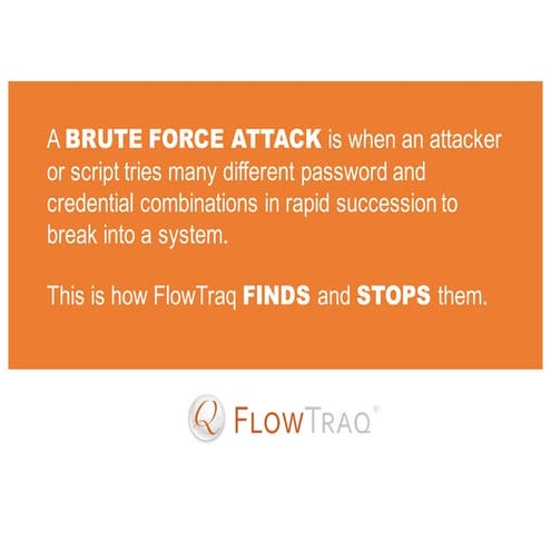Brute Force Attacks - Finding and Stopping them | PPT