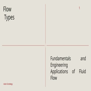 Flow Types (Basics of compressible and incompressible fluid flow) | PPTX