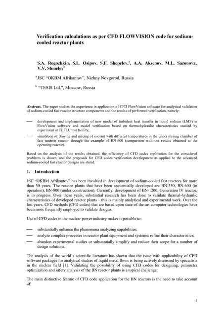 Modeling and Simulation ofa Water Gas Shift Reactor operating at a low ...