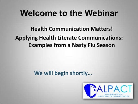 The Health Literacy Questionnaire (HLQ): A new approach to measuring ...