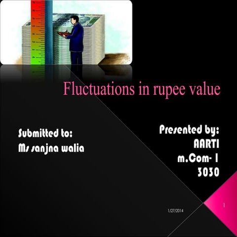 Fluctuations in rupee value arti | PPT