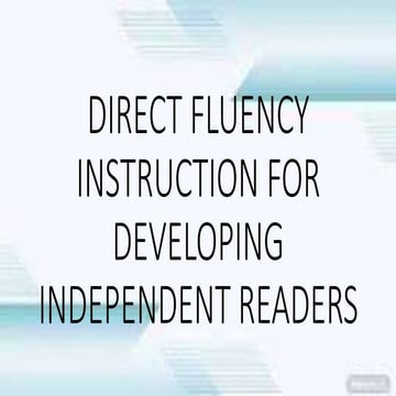 fluency.pptx for catch- \up friday activities | PPTX