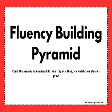 Fluency-Building-Pyramid.pdf Reading Remediation | PDF
