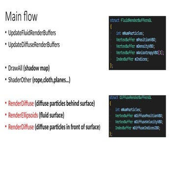 the rendering process of work NVIDA's Flex example | PPTX | 3-D Graphics | Computer Software and ...