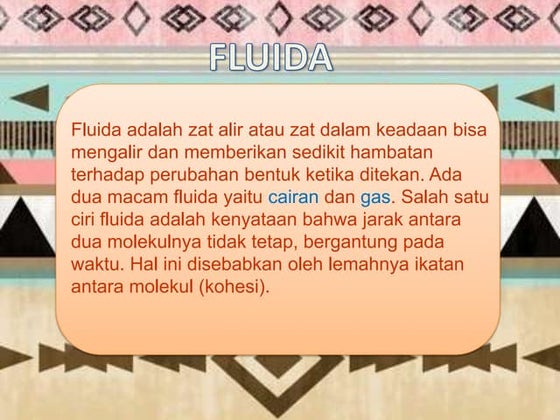 Mekanika fluida(mind map) | PPT