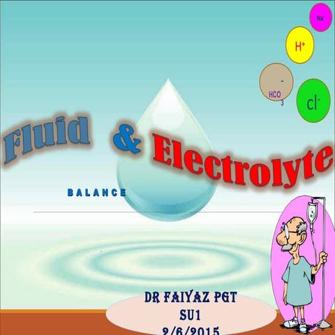 Fluids and electrolytes balance | PPT