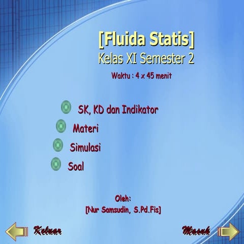 Fluida statis | PPT