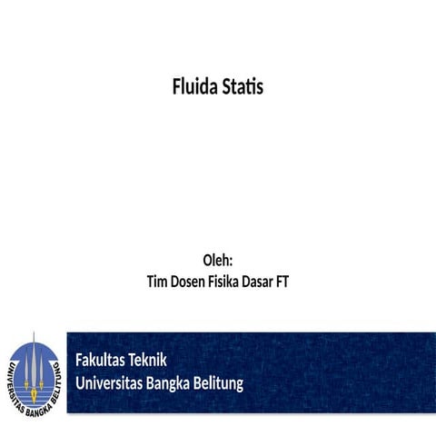 Fluida Statis (1).pptx fisika dasar unoiversitas | PPT