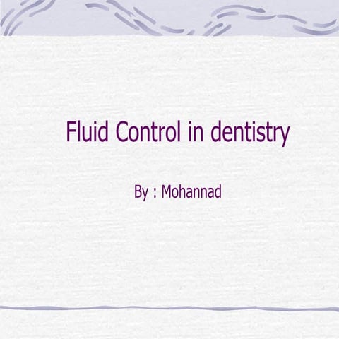 Fluid control | PPT