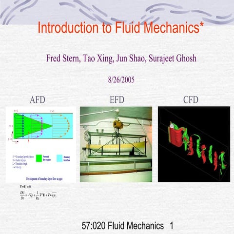 Fluid dynamics | PPT | Physics | Science