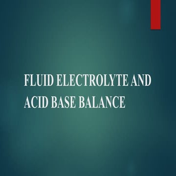 Fluids and Electrolytes for nursing student.ppt
