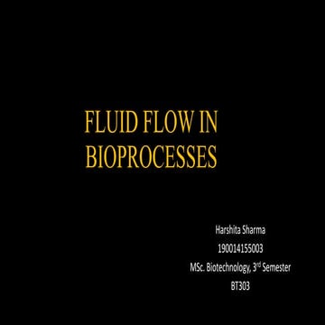 Fluid flow | PPTX