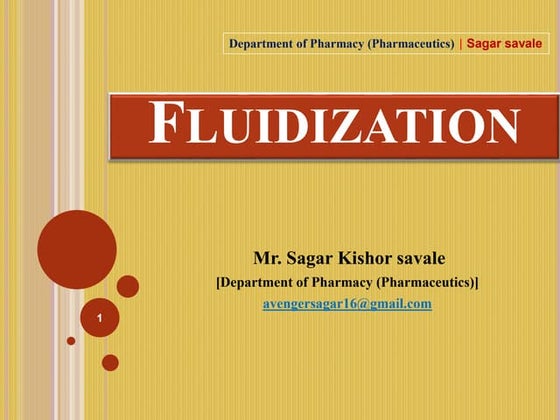 Fluidization | PPTX
